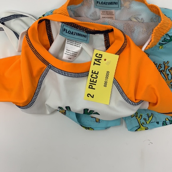Floatimini | Swim | Floatimini Boys Rashguard And Trunks Swim Set 2m ...